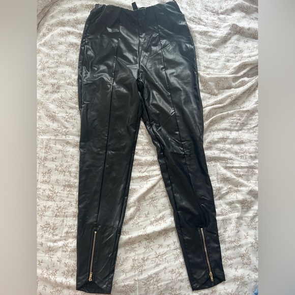 SHEIN | Pants & Jumpsuits | Shein Leather Pants | Poshmark
